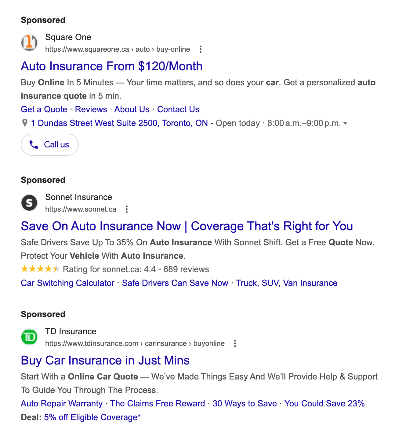 The Best Google Ad Examples We Could Find (always adding) - 30characters