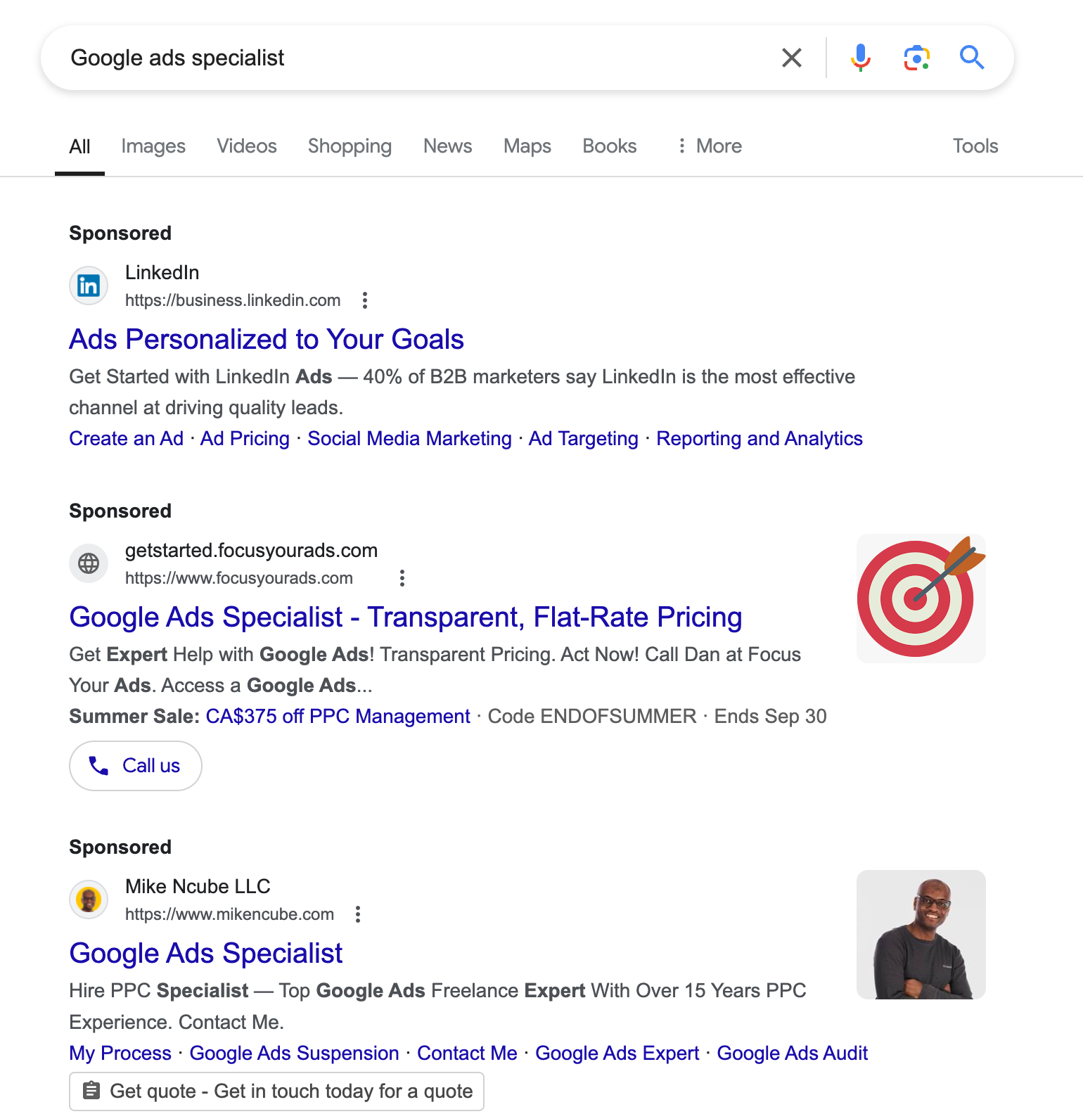 The Best Google Ad Examples We Could Find (always adding) - 30characters